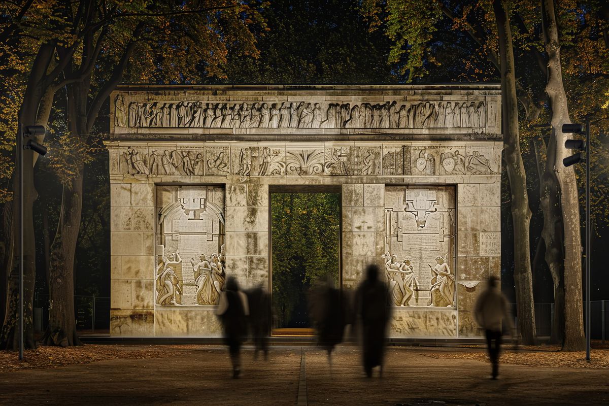 “Beamer”: Projector for outdoor lighting | ERCO