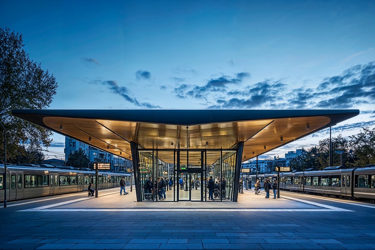 Iku surface-mounted luminaires: Architectural lighting for outdoors | ERCO