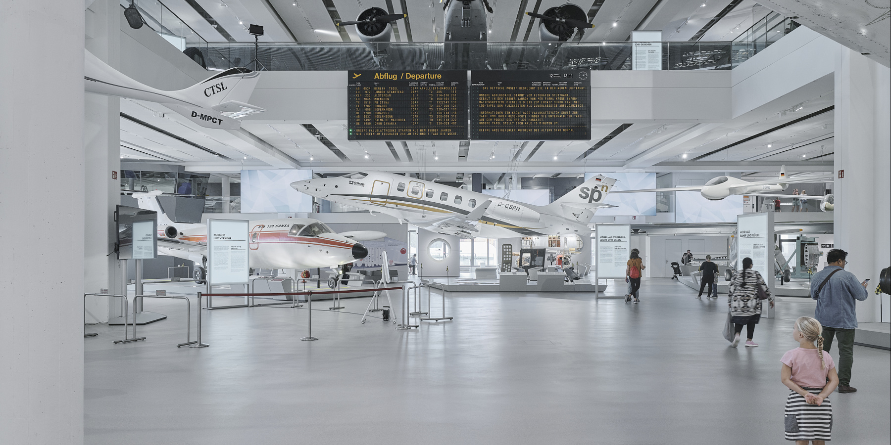 LED light: LED light from ERCO at Deutsches Museum, Munich