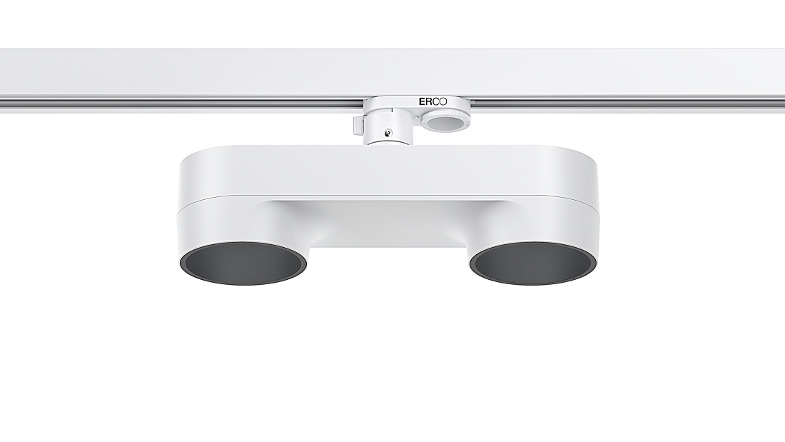Iku: Round track downlight for flexible light | ERCO