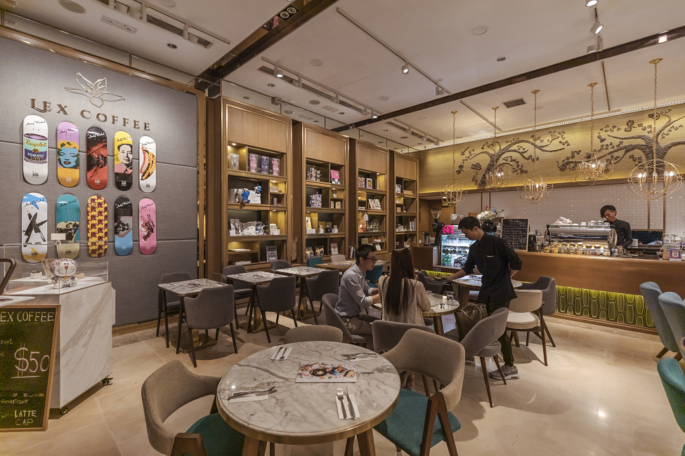 LED light: Lex Coffee Gallery, Hong Kong - Shop - Projects