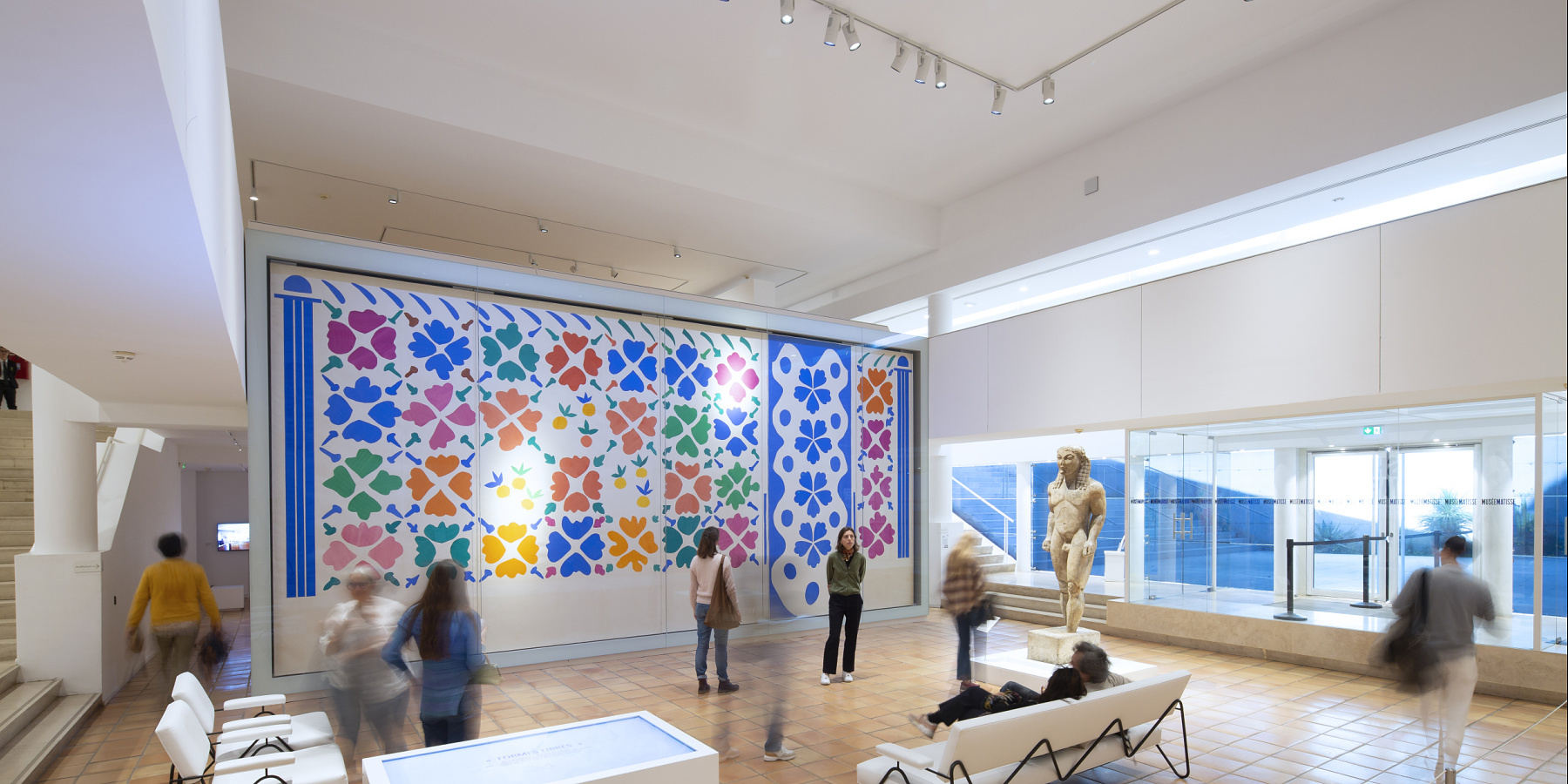 LED light: LED museum lighting for Matisse Museum, Nice