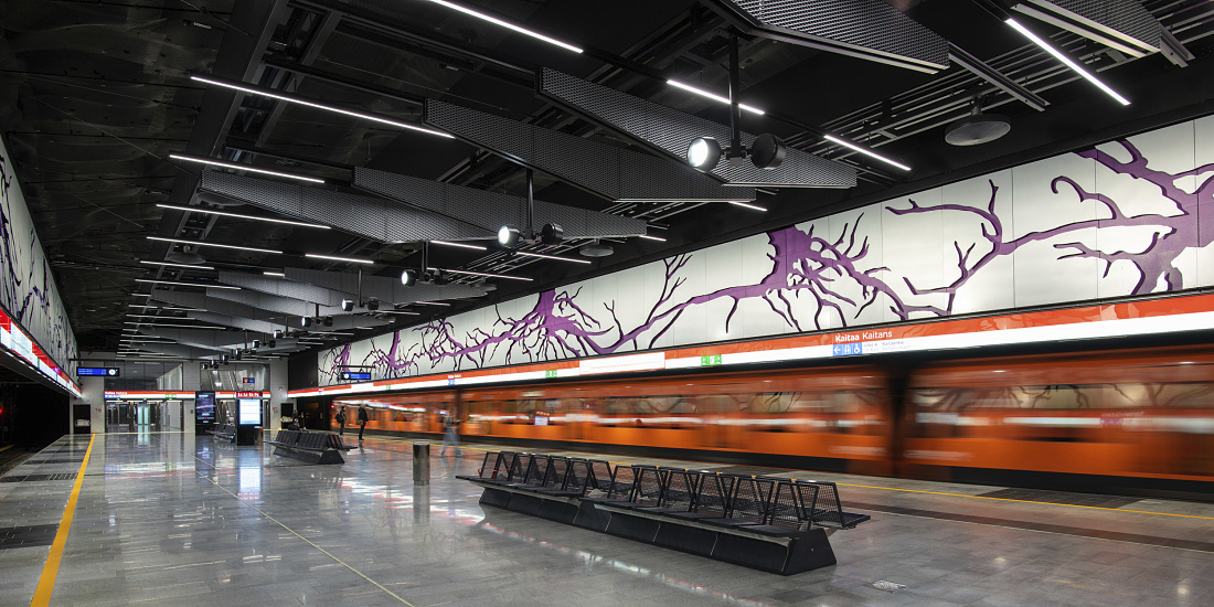 LED light: LED lighting for Helsinki metro stations