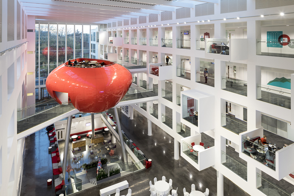 Luz LED: Spark Building der Solent University, Southampton - Community ...