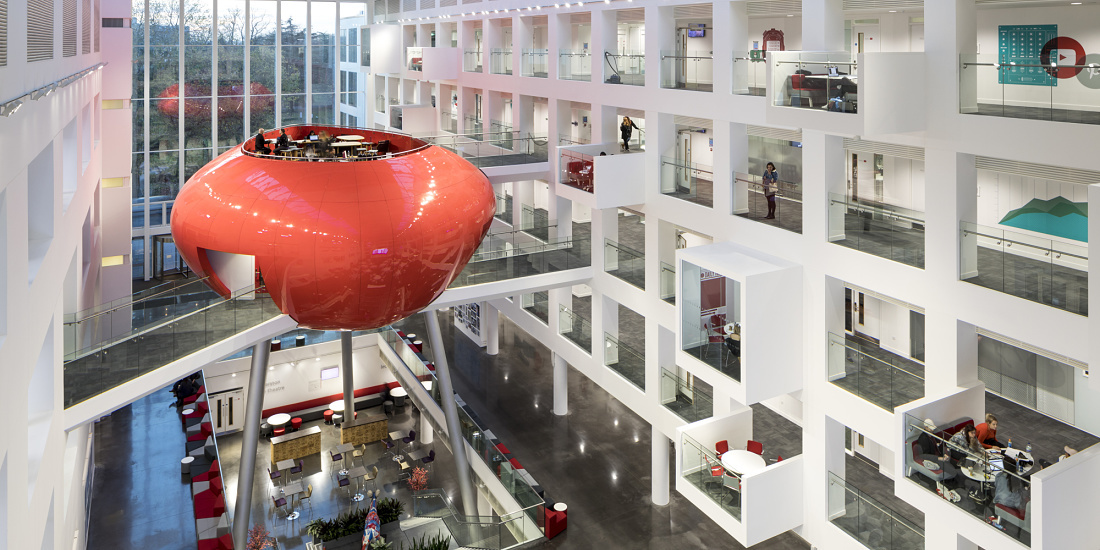 LED light: LED lighting for Spark Building, Solent University