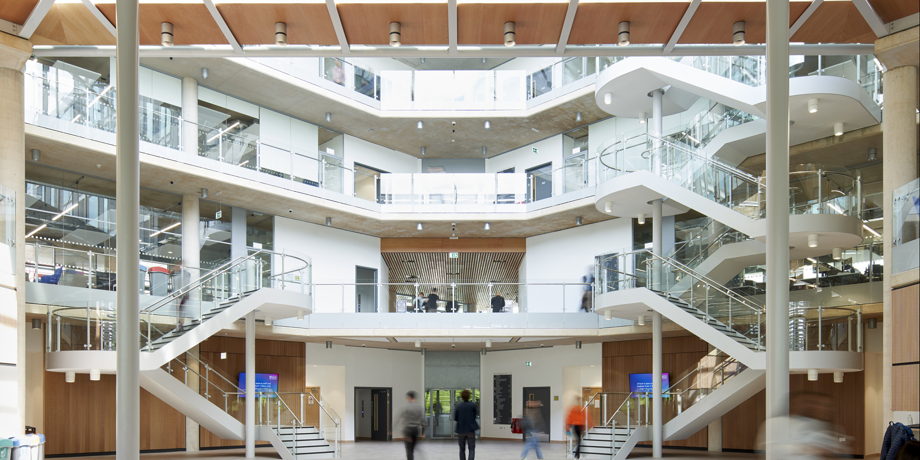 LED light: LED Lighting with Downlights for University of Bath